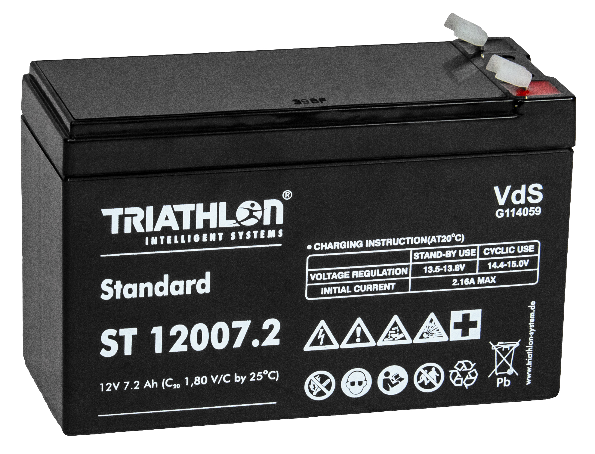 Triathlon Batterien TS 12V 7,2Ah(C20) - 1a Batterien GmbH